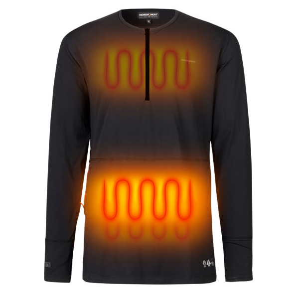 Nordic Heat Base Layer Top undertrøje med el-varme - Nordic Heat ...